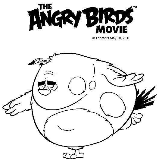 Angry Birds Movie Coloring Pages to Print - Free Printable Coloring Pages