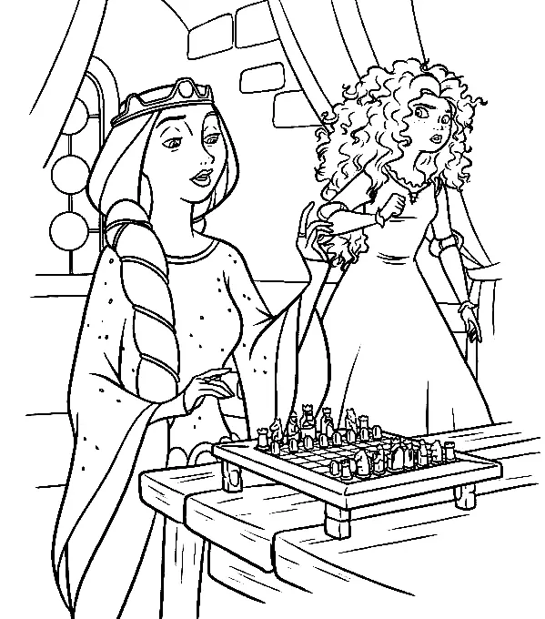 Desenhos de Xadrez Para Colorir e Imprimir - Pintar Grátis Online