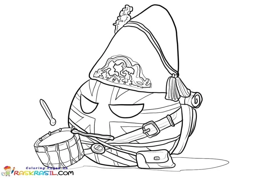 Countryballs Coloring Pages to Print - Free Printable Coloring Pages