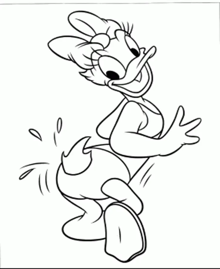 Donald Duck Coloring Pages 5 Printable for Free Download