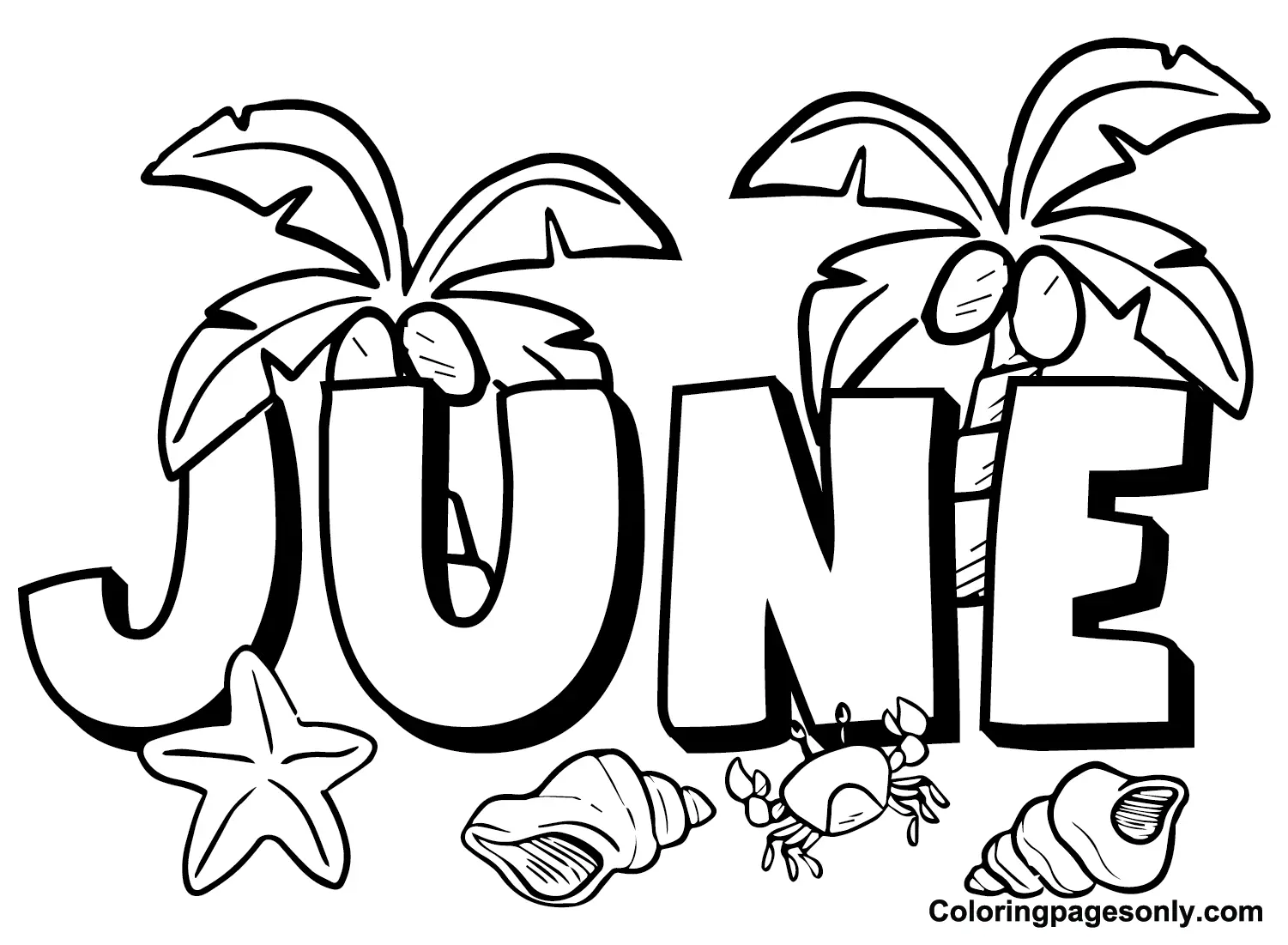 June Coloring Pages to Print - Free Printable Coloring Pages
